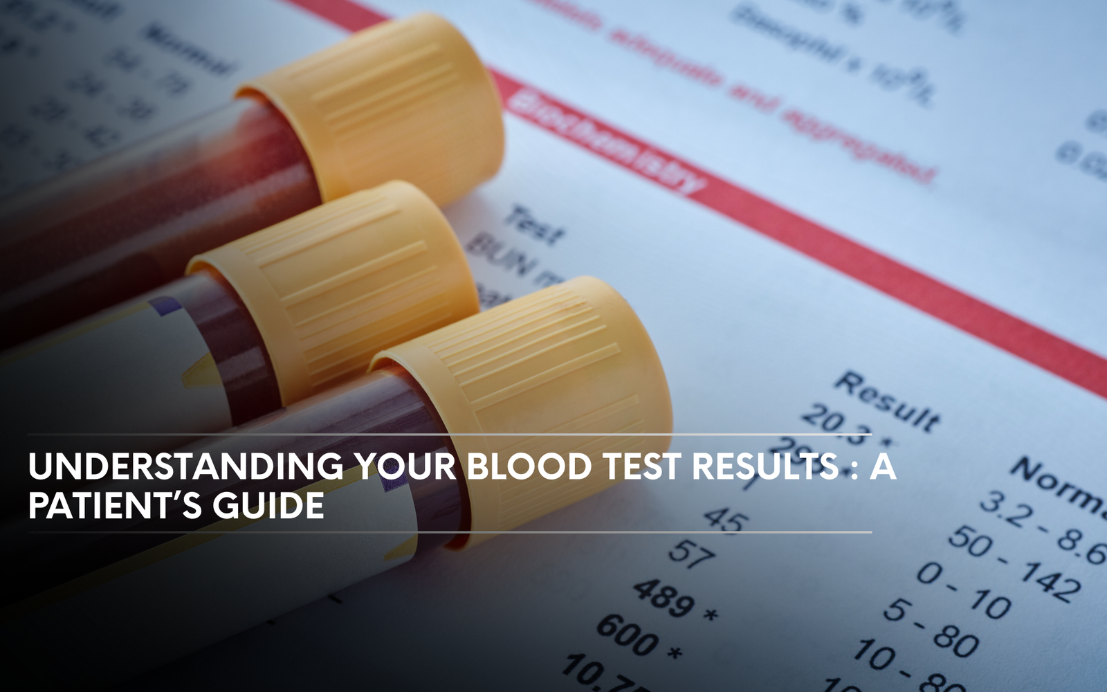 Understanding Your Blood Test Results : A Patient’s Guide – Sirona ...